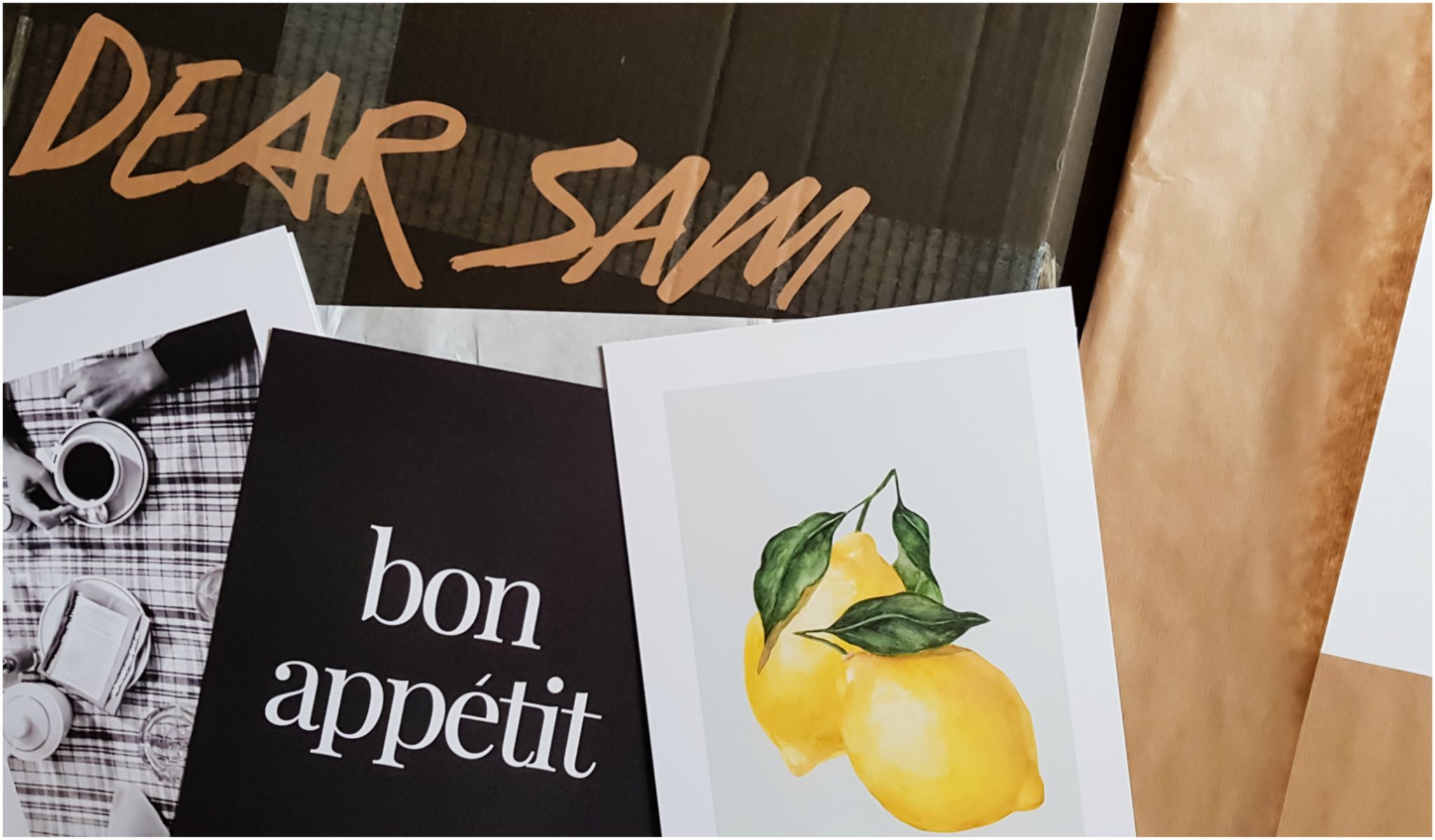 Mes affiches et cadres Dear Sam - Déco & Posters + Code Promo